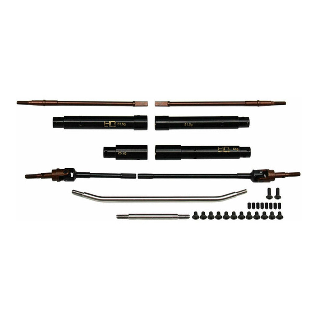 HRASCXP12HW01 20mm Wide Brass Axle Tube Set: PRO