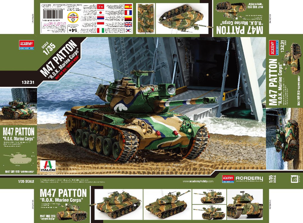 ACA13231 Academy 1/35 M47 PATTON "R.O.K. Marine Corps"