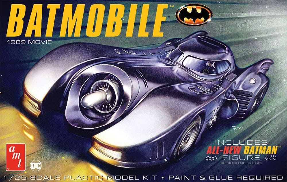 AMT1504/12 AMT 1/25 1989 Batmobile w/Seated Batman Figure (Level 2)