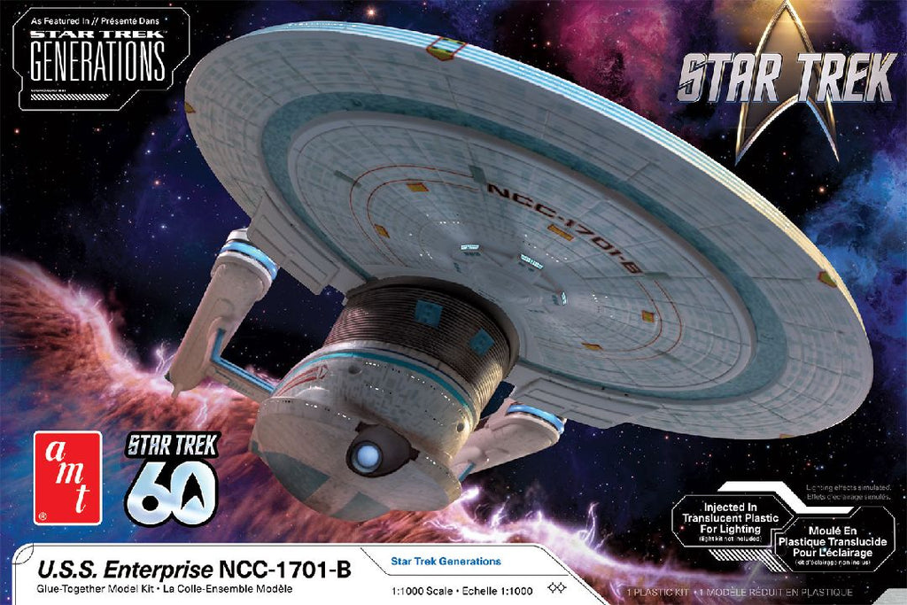 AMT1560M/12 AMT 1/100 Star Trek: U.S.S. Enterprise NCC-1701-B (Level 2