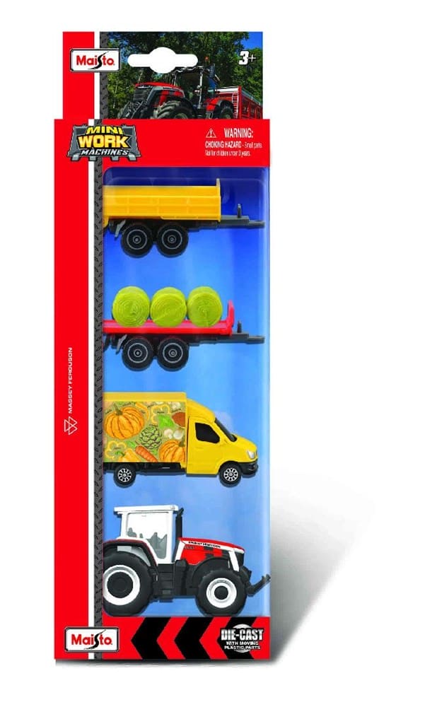 MAI12563 Maisto Mini Work Machines 4 Pack (24 Pack)