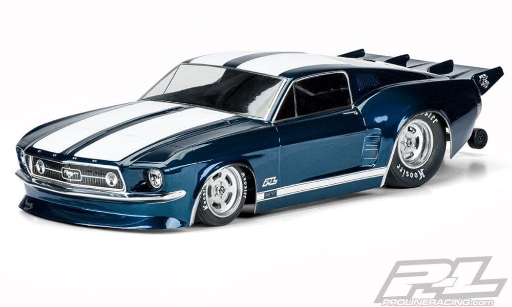 PRO357305PACK Pro-Line 1967 Mustang Body Losi 22S, Slash, DR10 drag (5